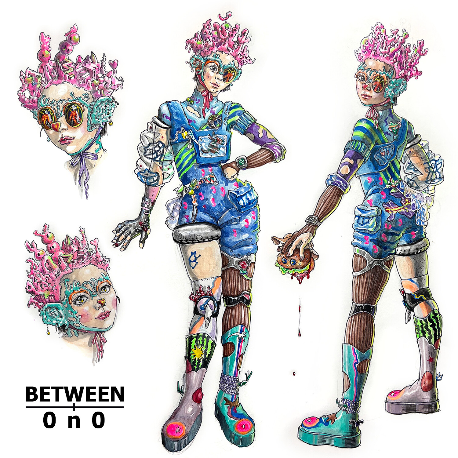 Roda Na (Hyemin Kim) - Character Concept Art: Roro Son - Between 0n0