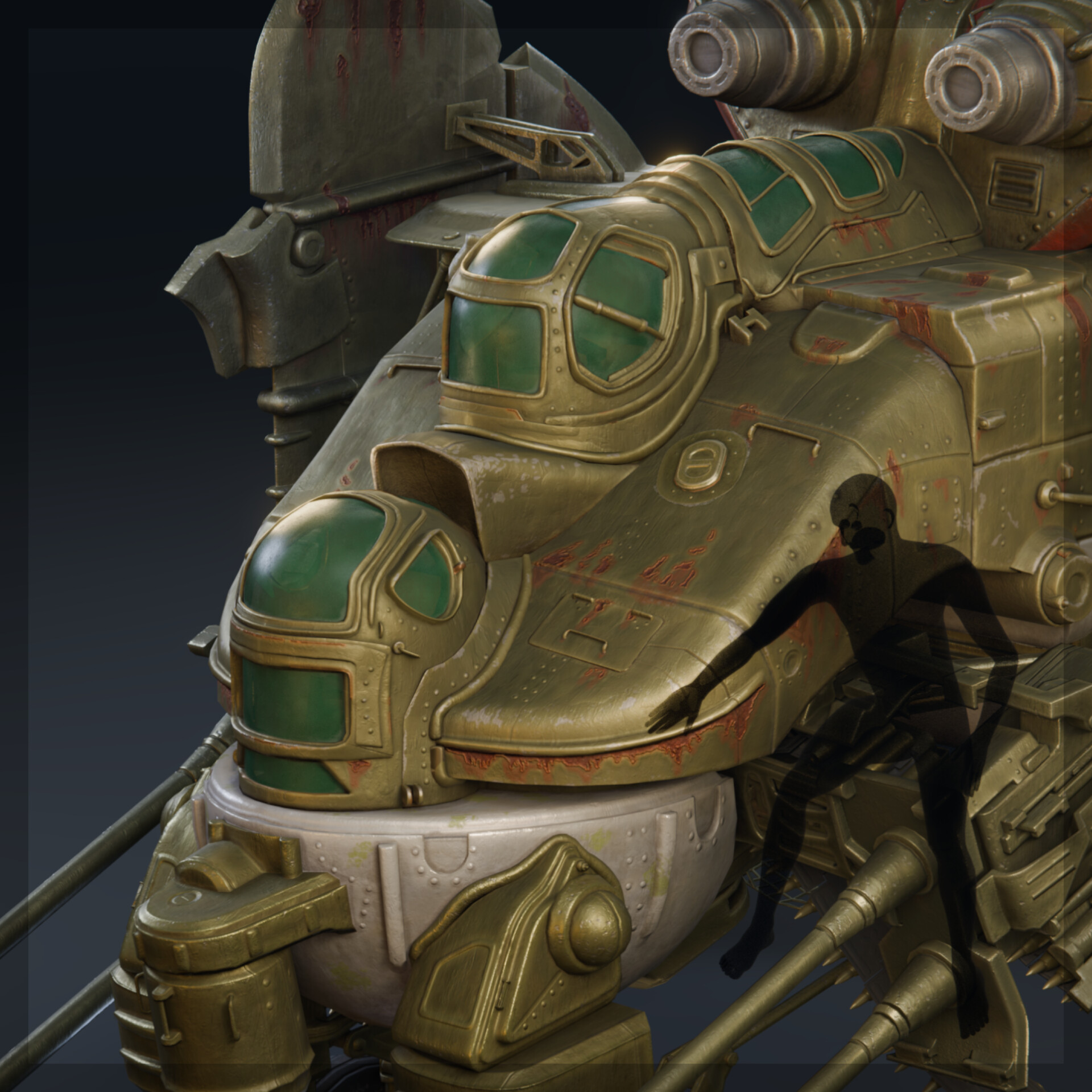 ArtStation - "Soviet Sickle", game-ready portfolio asset