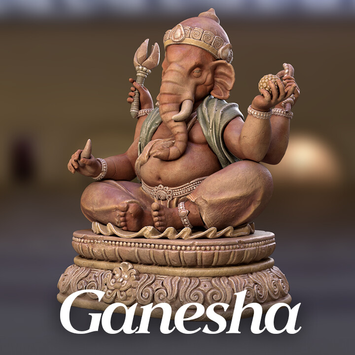 ArtStation - Ganpati Statue