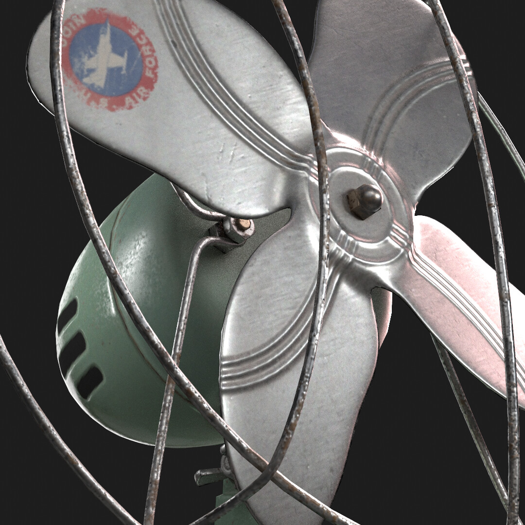 ArtStation - Art Deco Table Fan | Dominion 5759