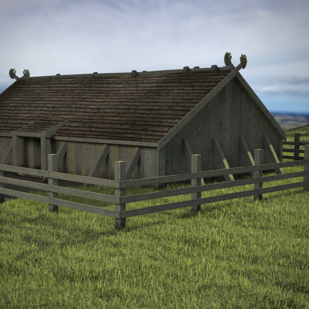 ArtStation - Anglo-Saxon Pagan Temple