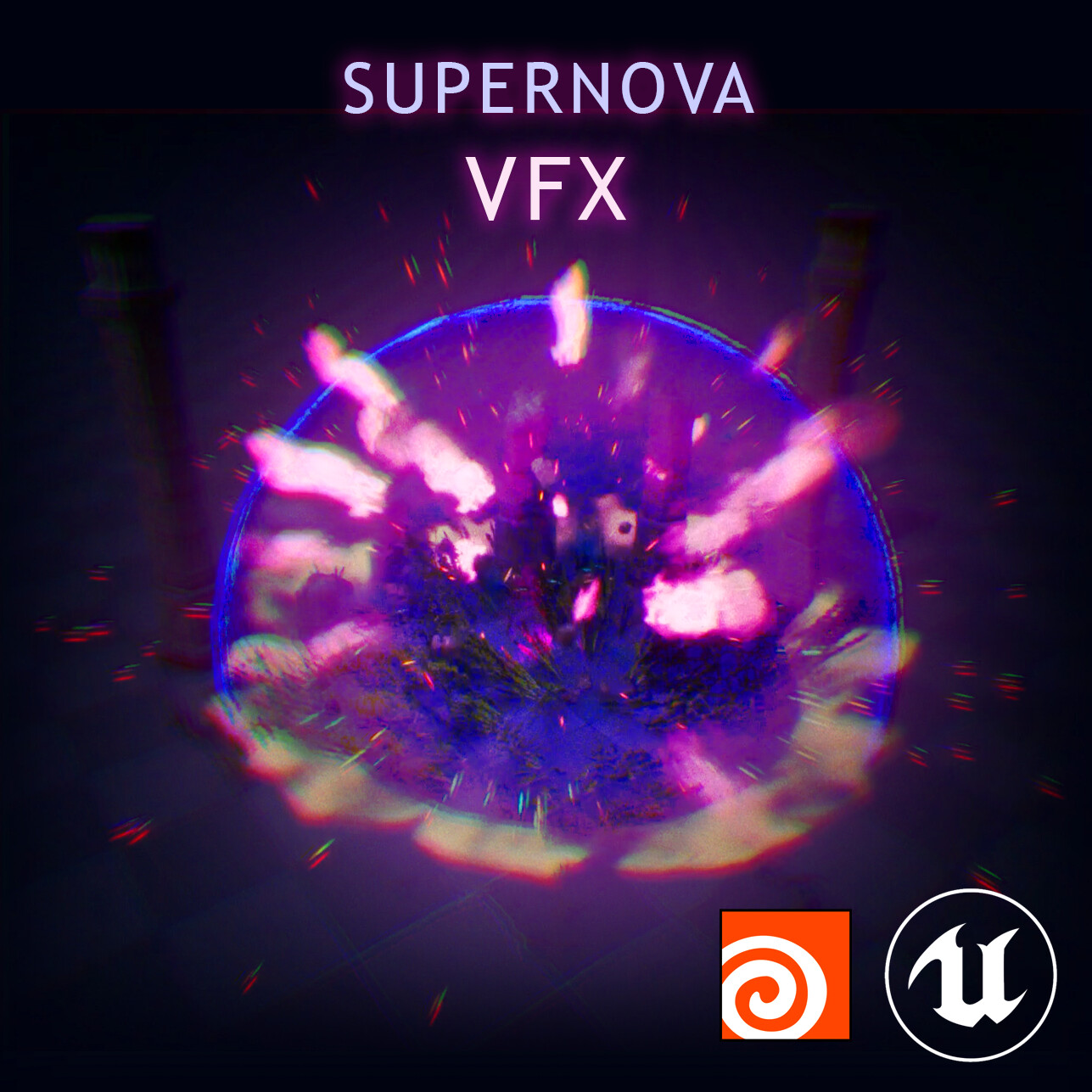 ArtStation - VFX Supernova explosion