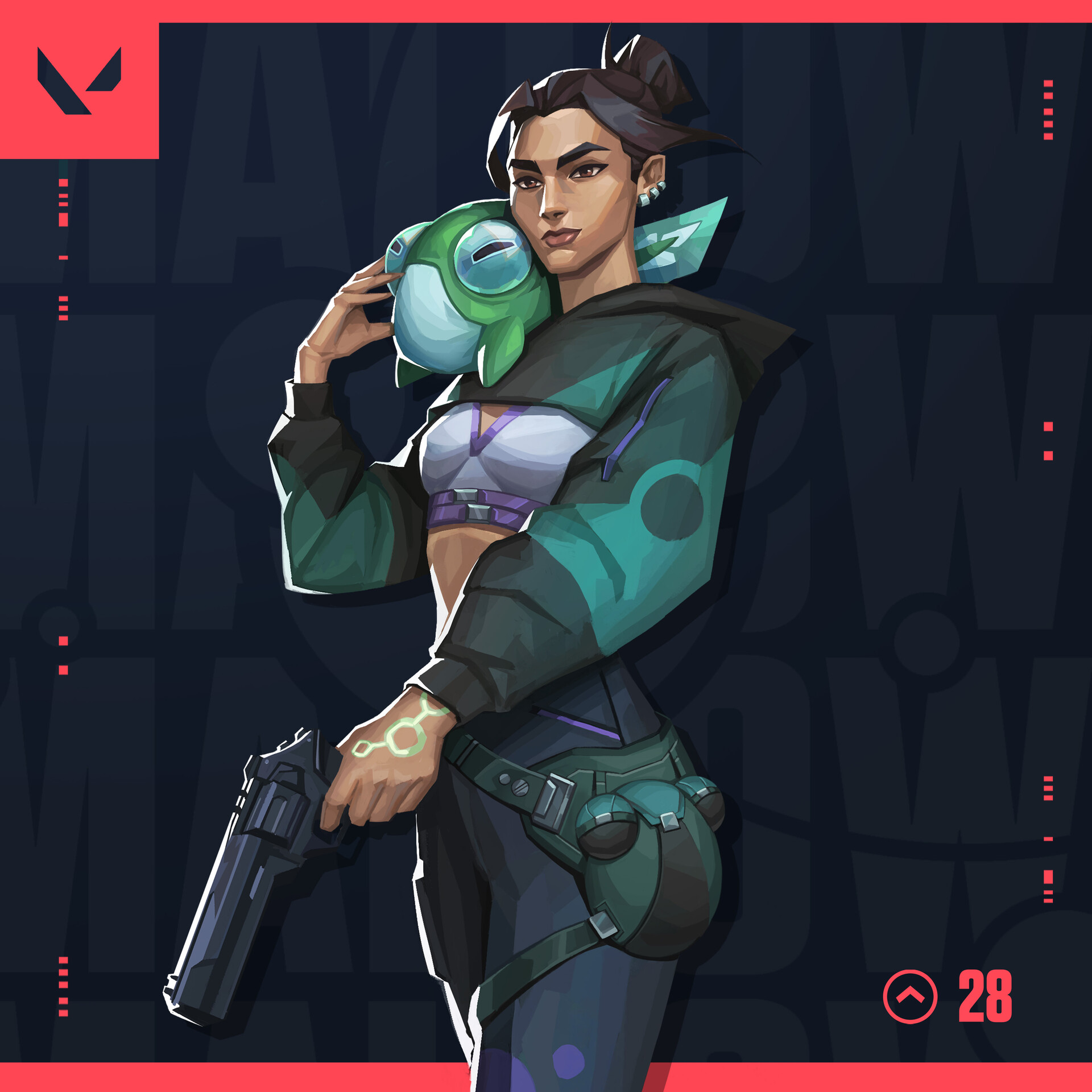 Artstation Mallow Valorant Agent Fan Art