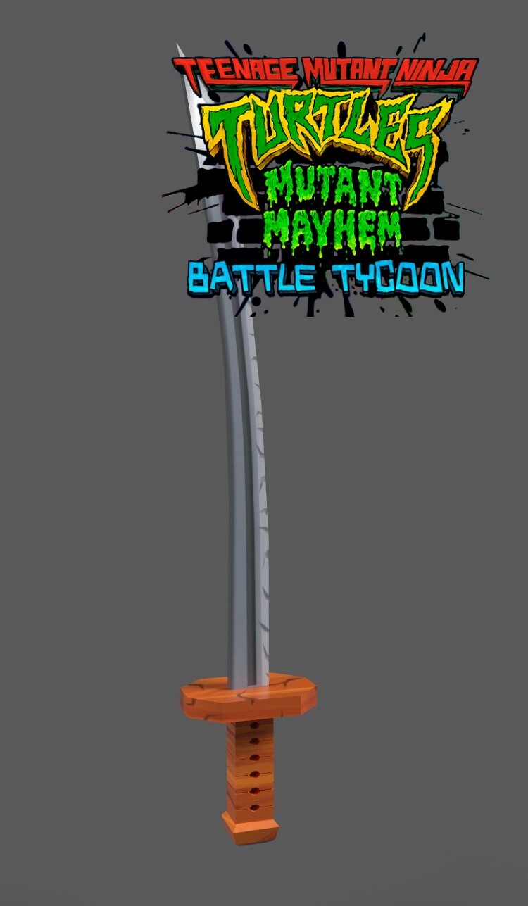 ArtStation - Katana - TMNT Mutant Mayhem Battle Tycoon