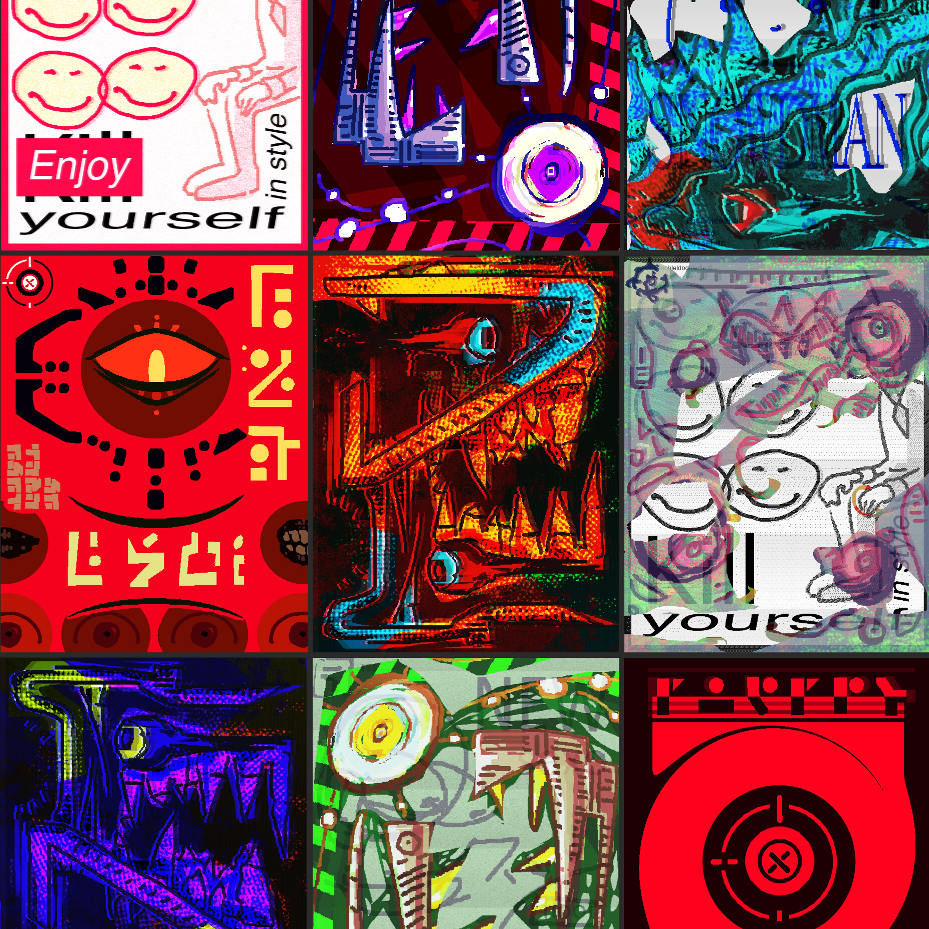 ArtStation - Assorted Dystopian Posters