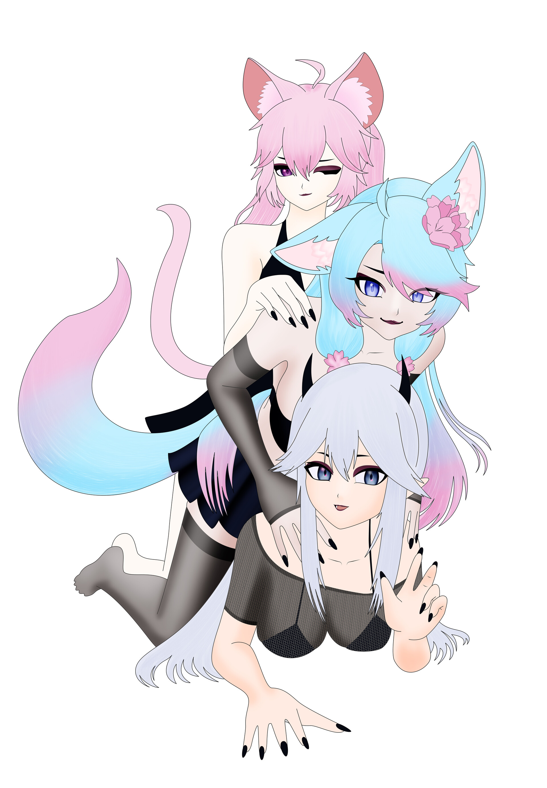 ArtStation - Waifu Stack: Goth Baddies