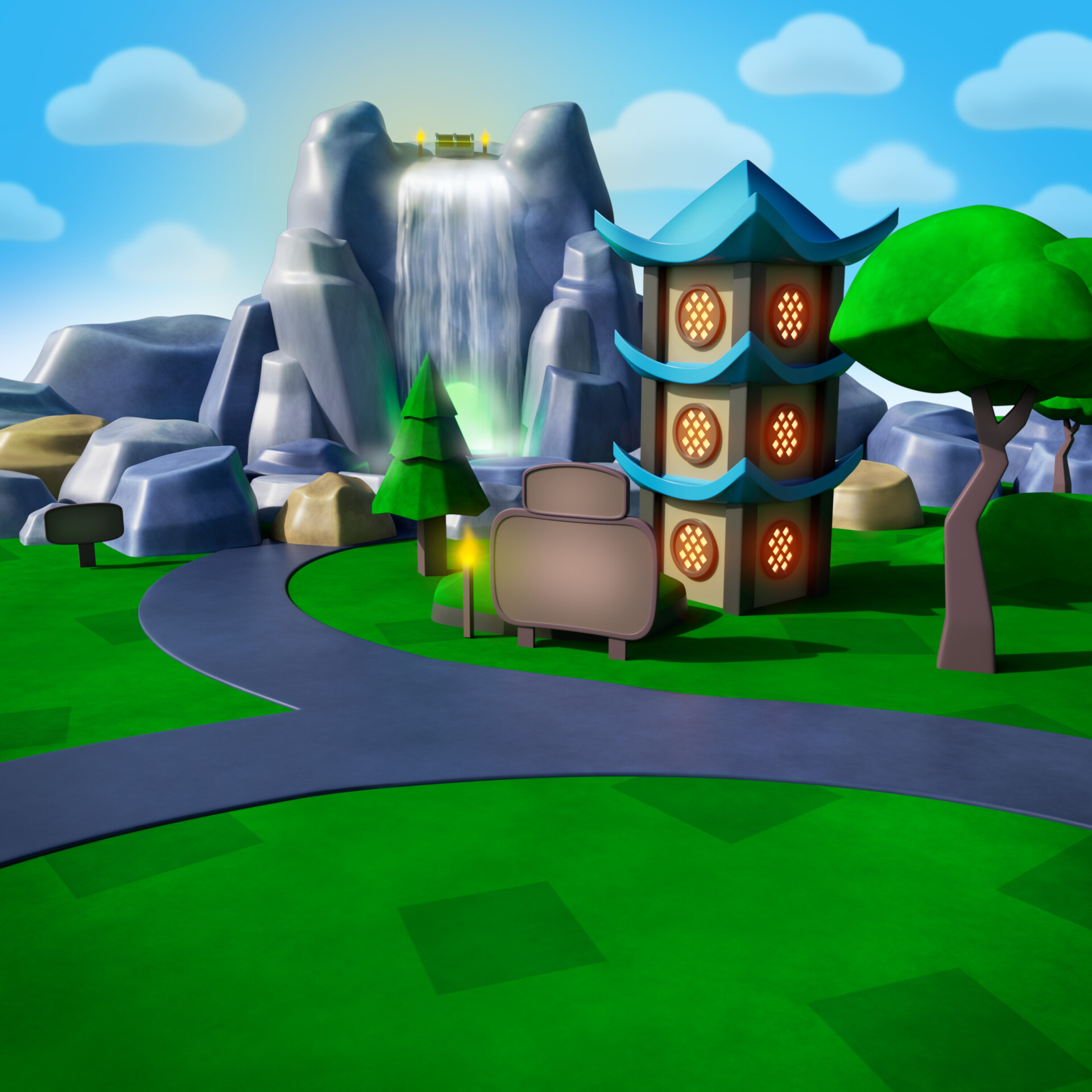 ArtStation - DevSeries Ninja Legends Cybernetic Azure Sensei Toy Background