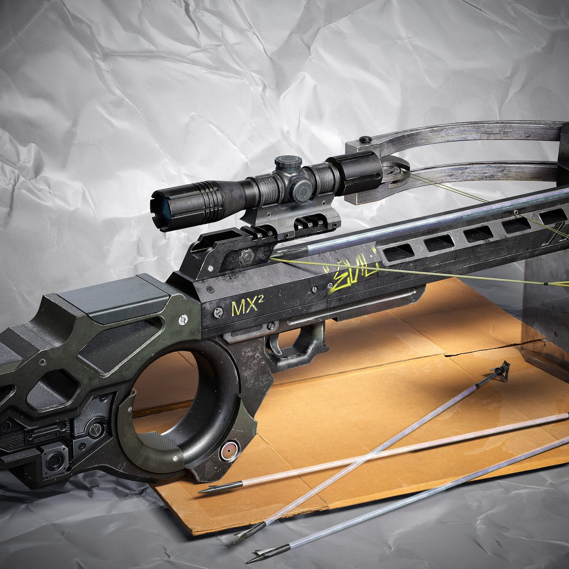 ArtStation - Sci-fi crossbow MX2