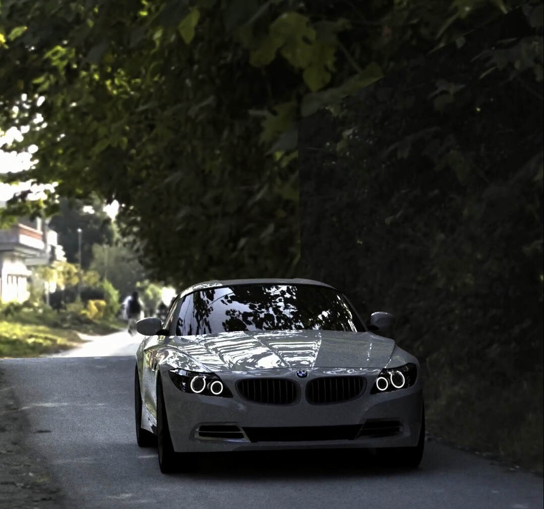 ArtStation - CG Car VFX composite