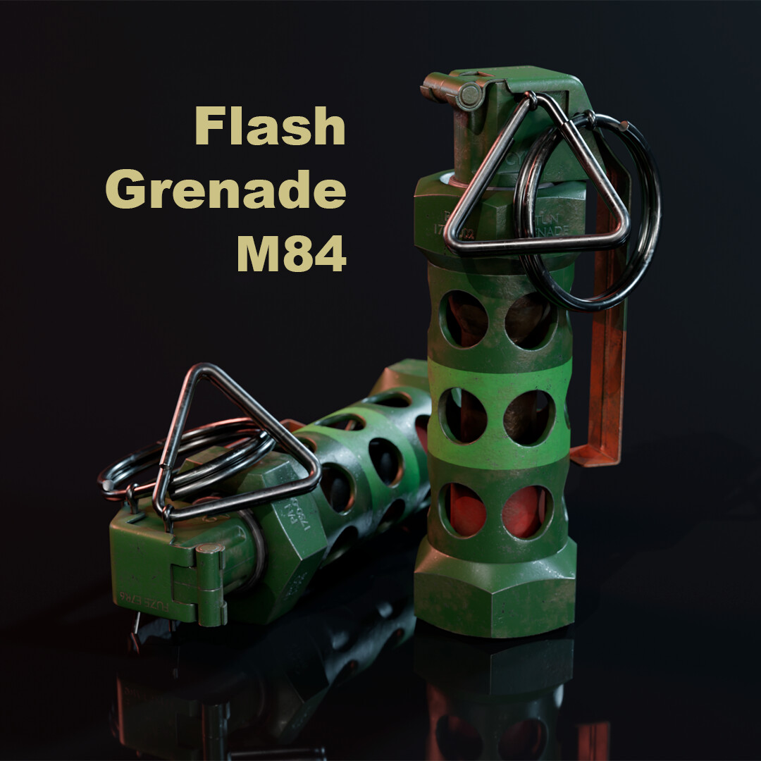 ArtStation - M84 Flash grenade | Stun grenade