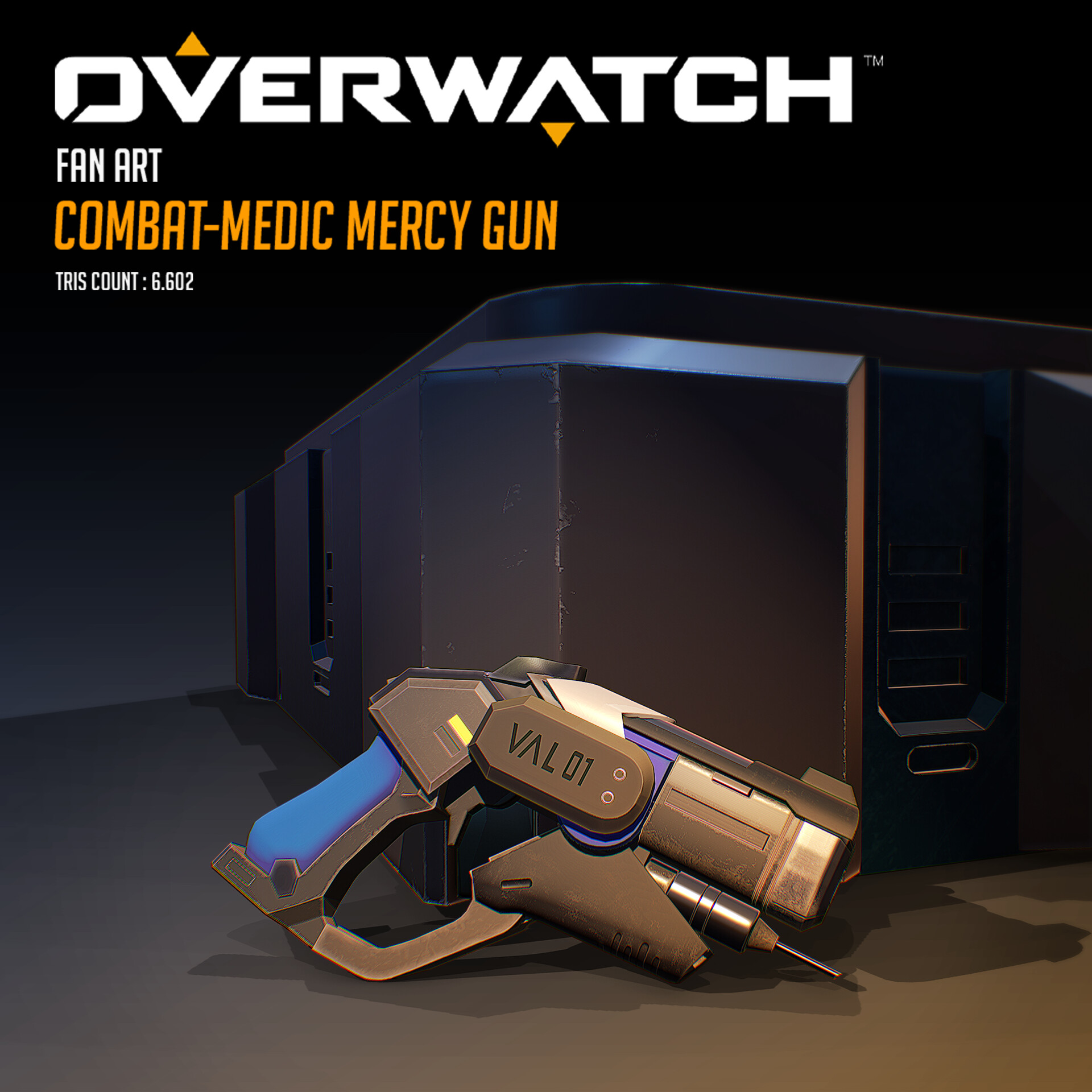 ArtStation - MERCY's Caduceus Blaster - Overwatch Fan-Art