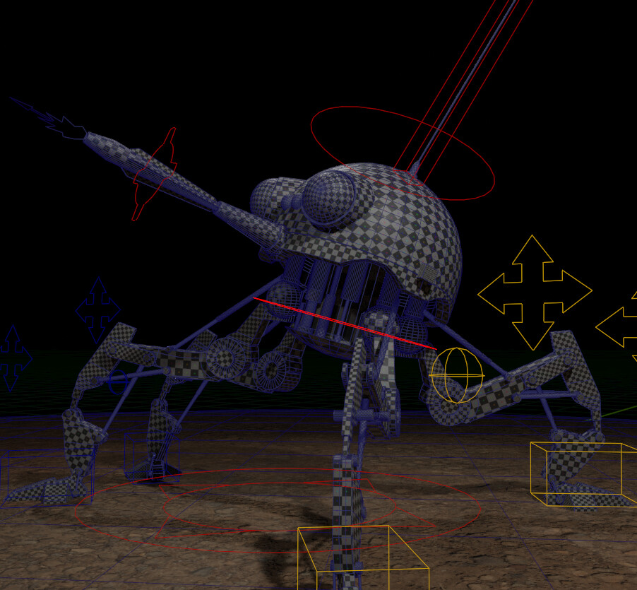 ArtStation - Spider Droid Rig