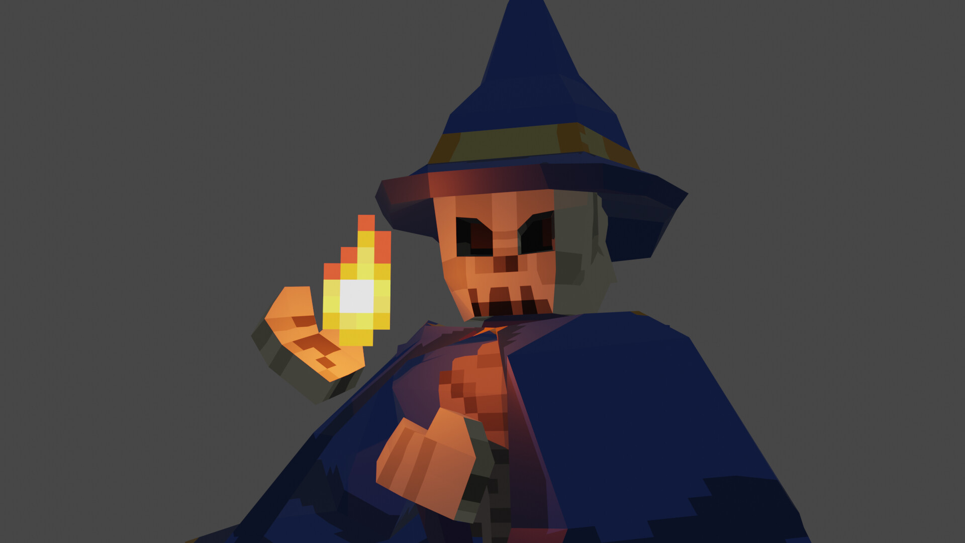 ArtStation - Low-Poly Pixel Mage - Escape Of The Hammer Princess