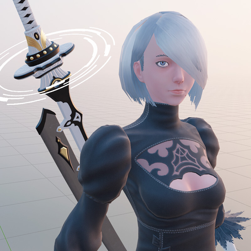 ArtStation - 2B (NieR:Automata)