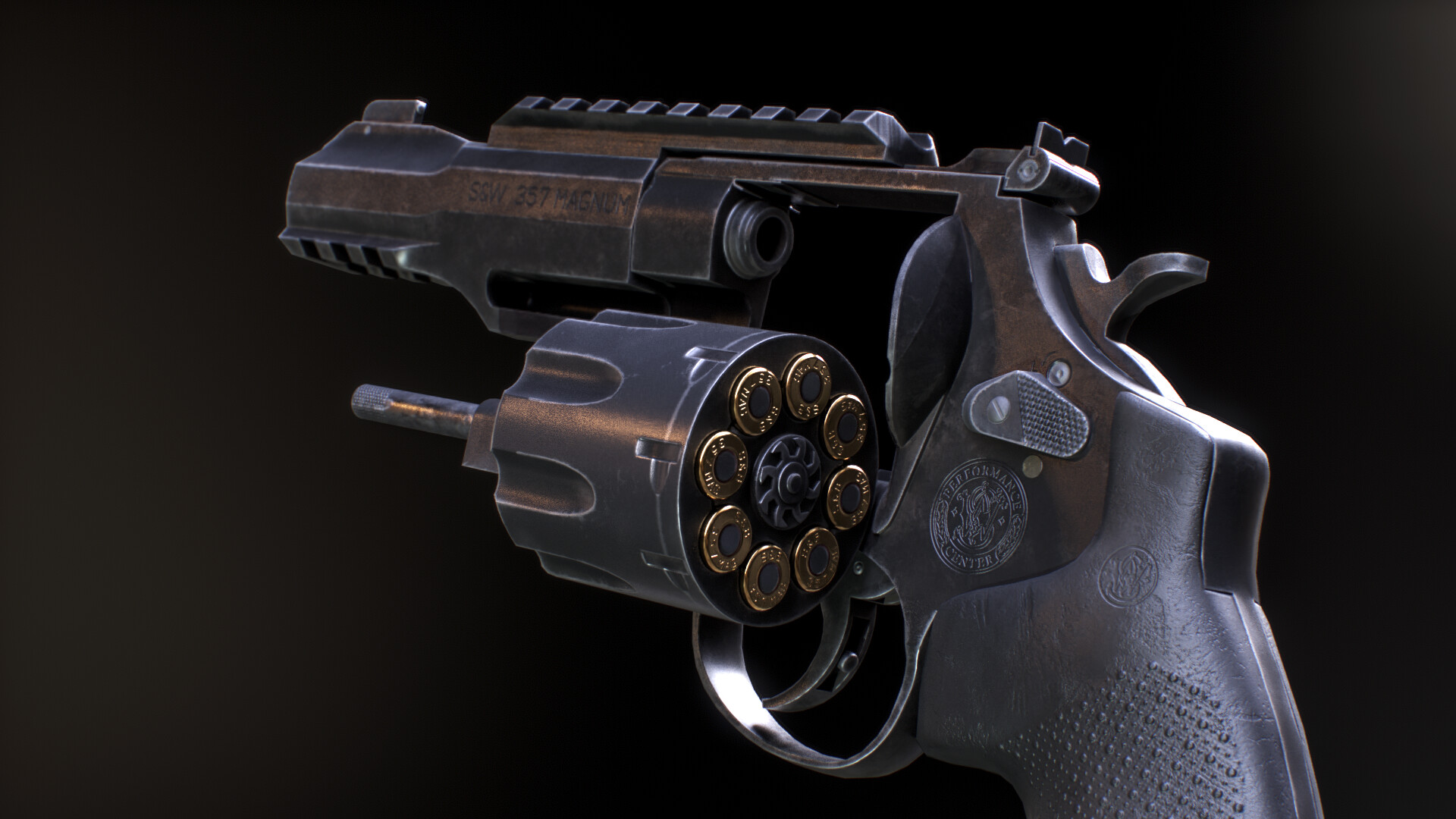 ArtStation - S&W R8 Magnum Revolver