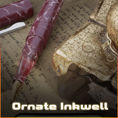 ArtStation - Ornate Inkwell