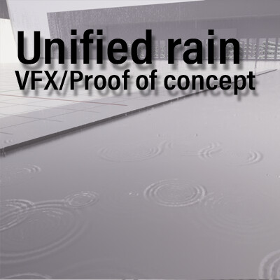 ArtStation - Unified dynamic Rain VFX
