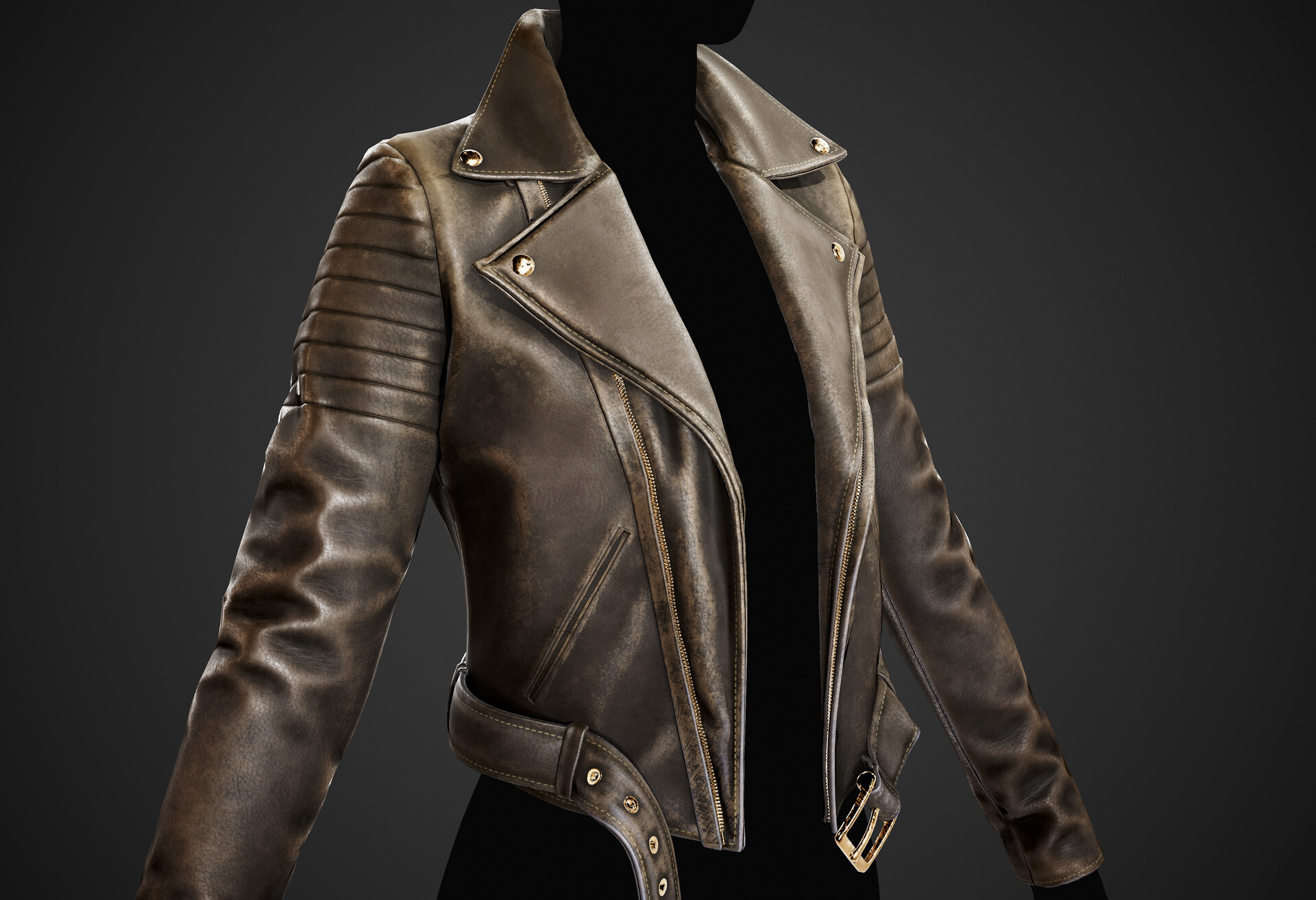 ArtStation - Leather Jacket
