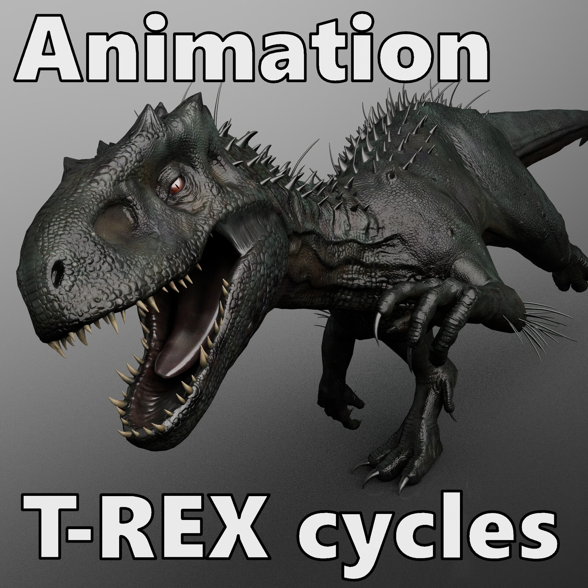 ArtStation - Walking T-Rex