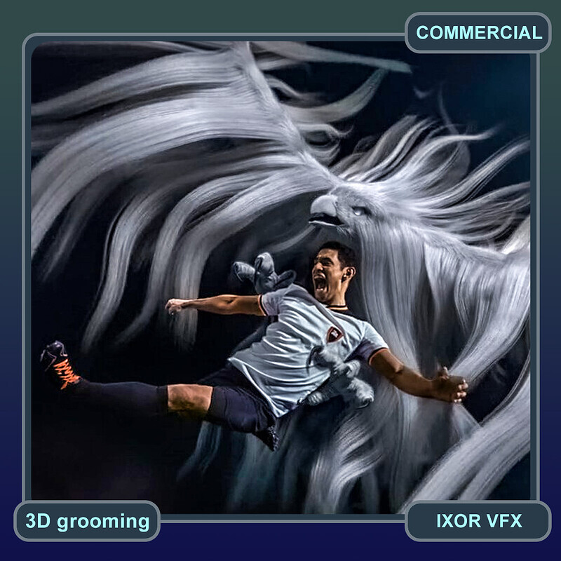 ArtStation - 3D Grooming for IXOR VFX | EAGLE