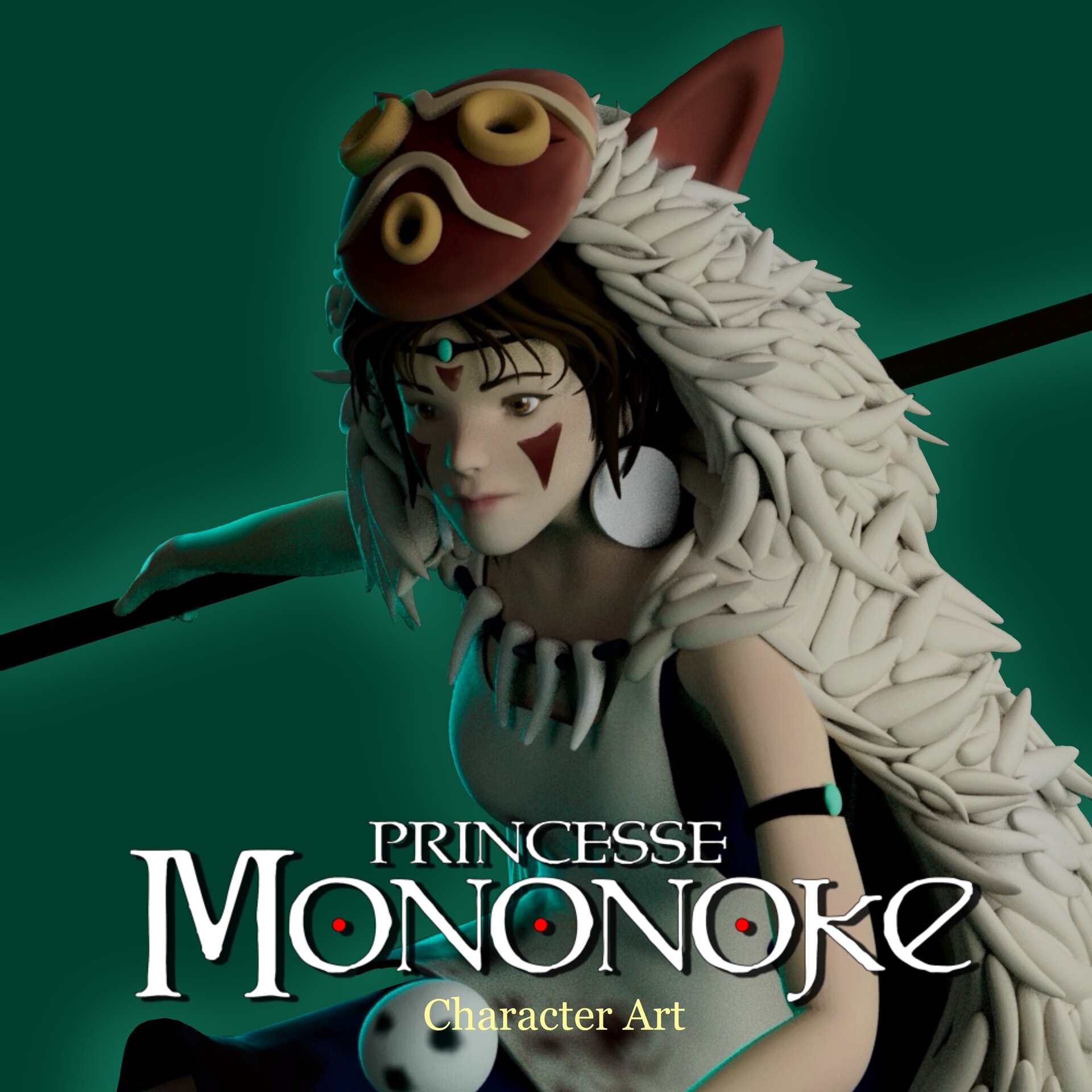ArtStation - Princess Mononoke : Character Art