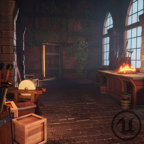 ArtStation - The Forge | Stylized Environment