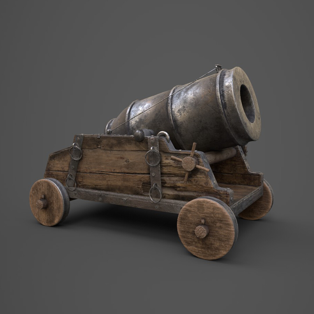 ArtStation - Medieval Mortar