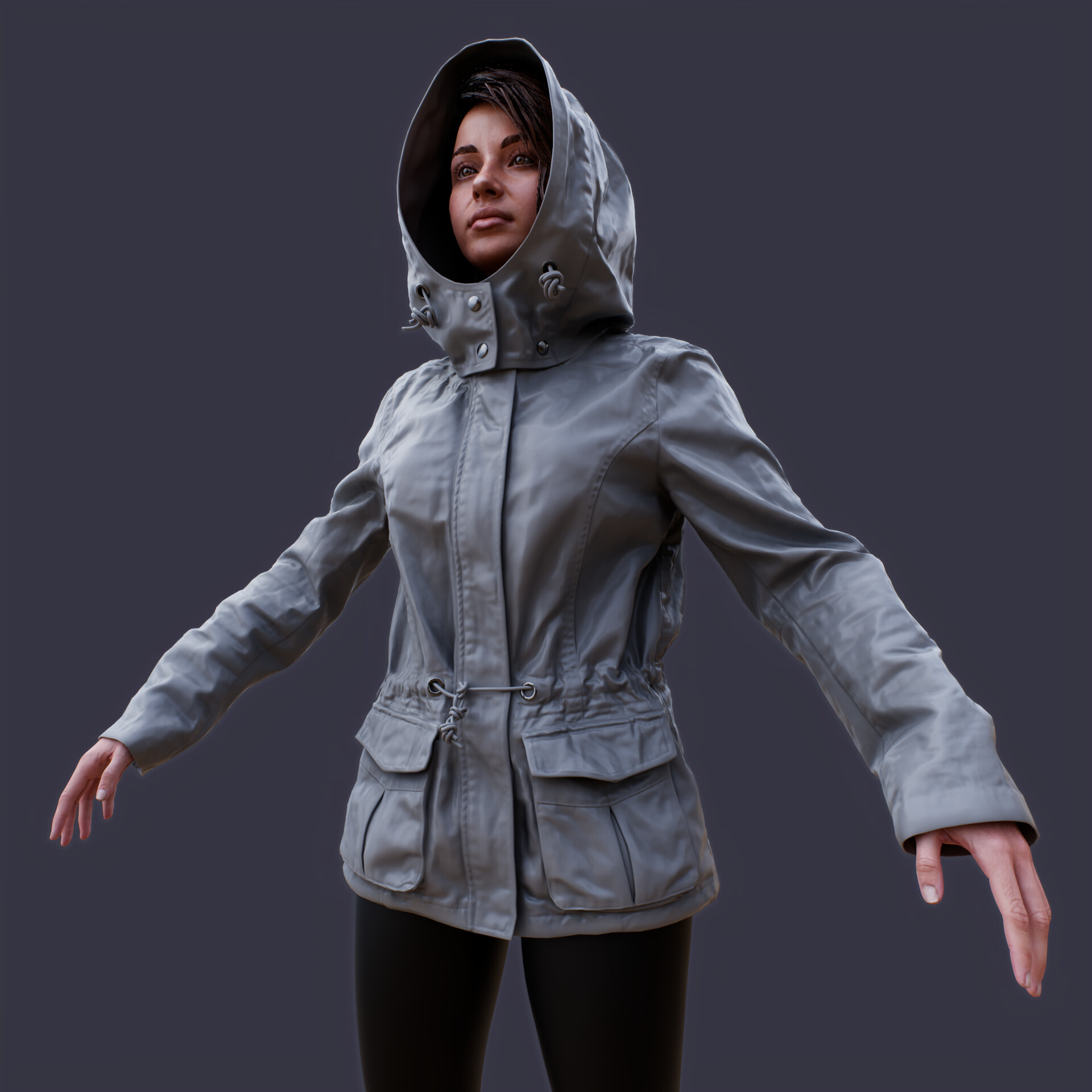ArtStation - Women's jacket