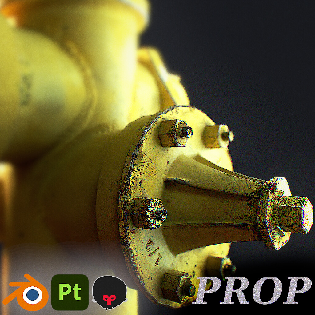 ArtStation - (Game Ready Prop) Fire Hydrant