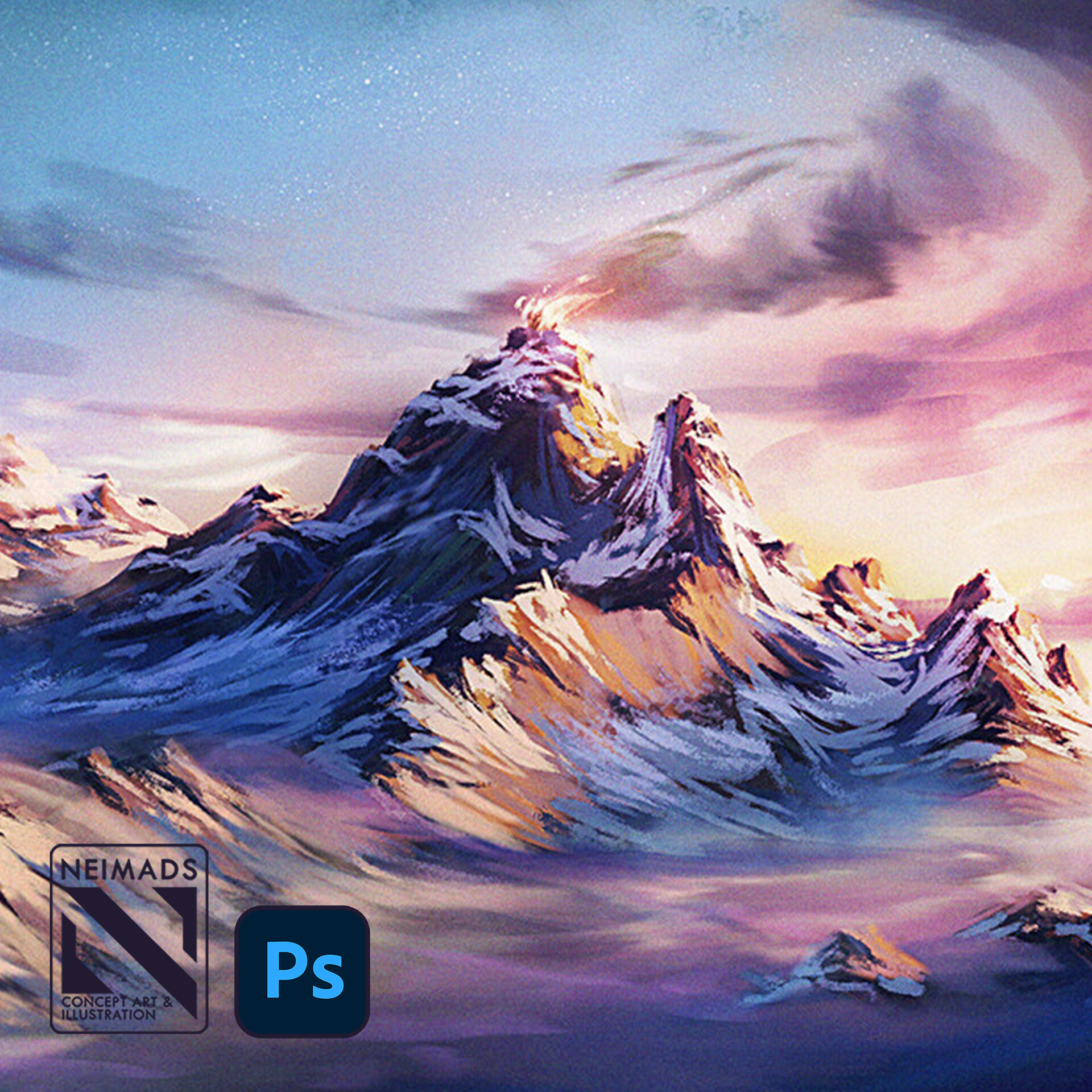 ArtStation - Warning Beacons of Gondor