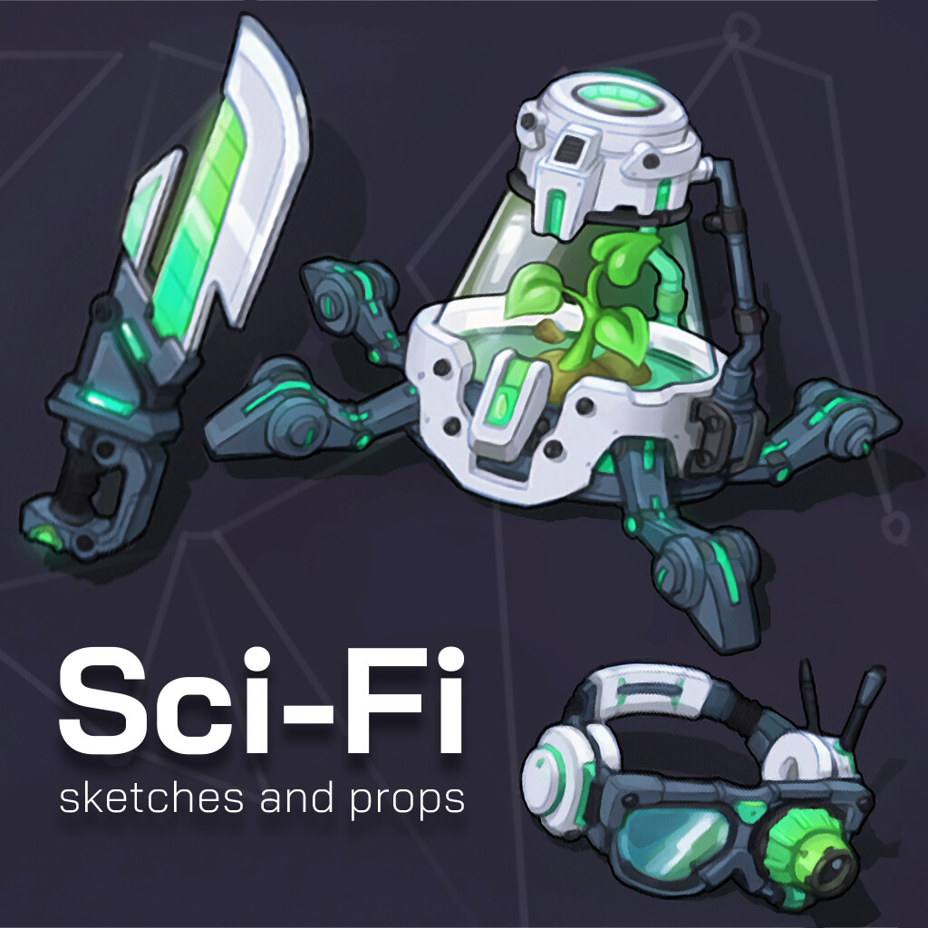 ArtStation - Sci-fi props