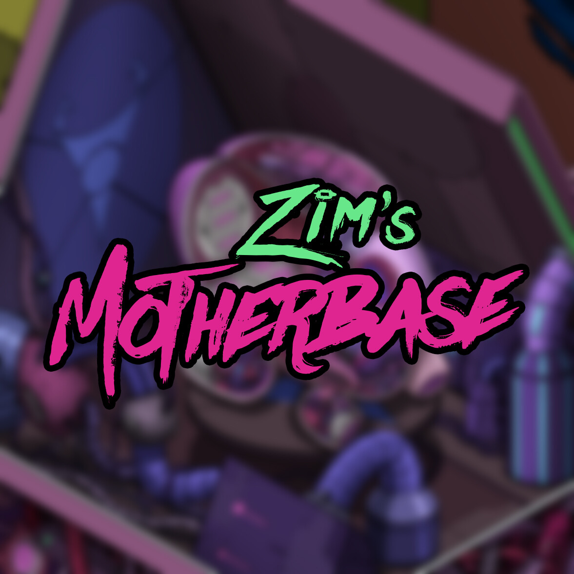 ArtStation - Invader Zim Base Cross Section