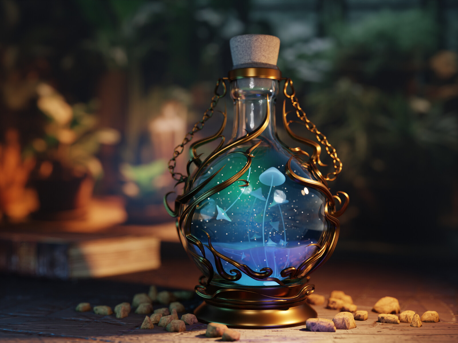 ArtStation - Potion Bottle