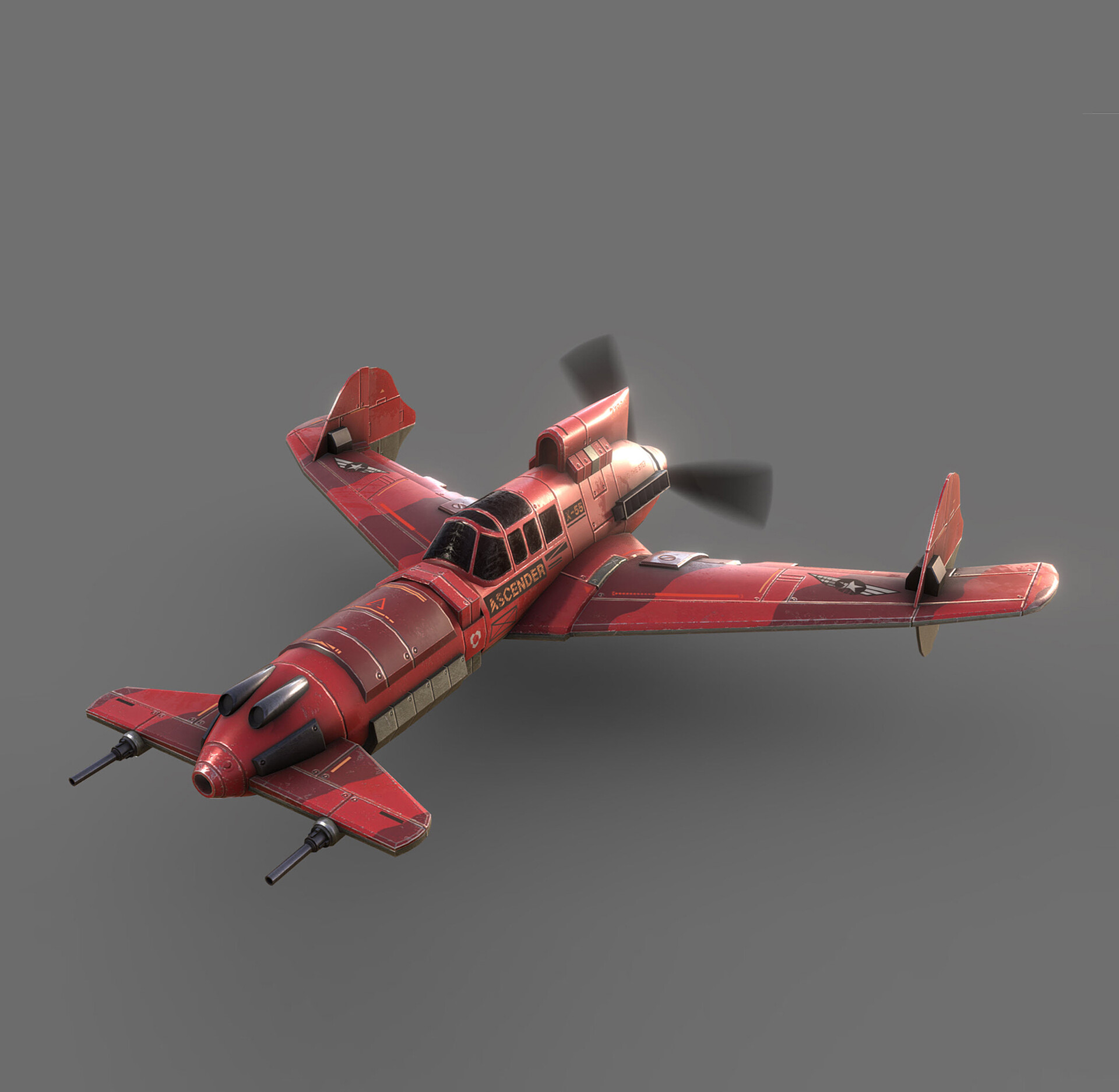 ArtStation - Curtiss-Wright XP-55 Ascender