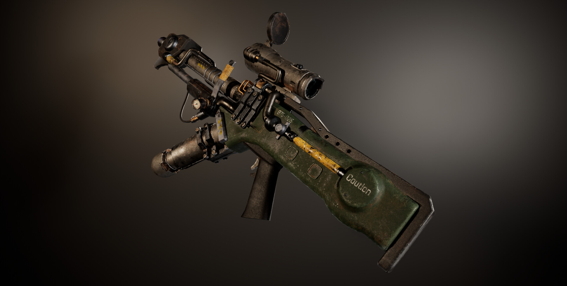 ArtStation - Dieselpunk Rifle