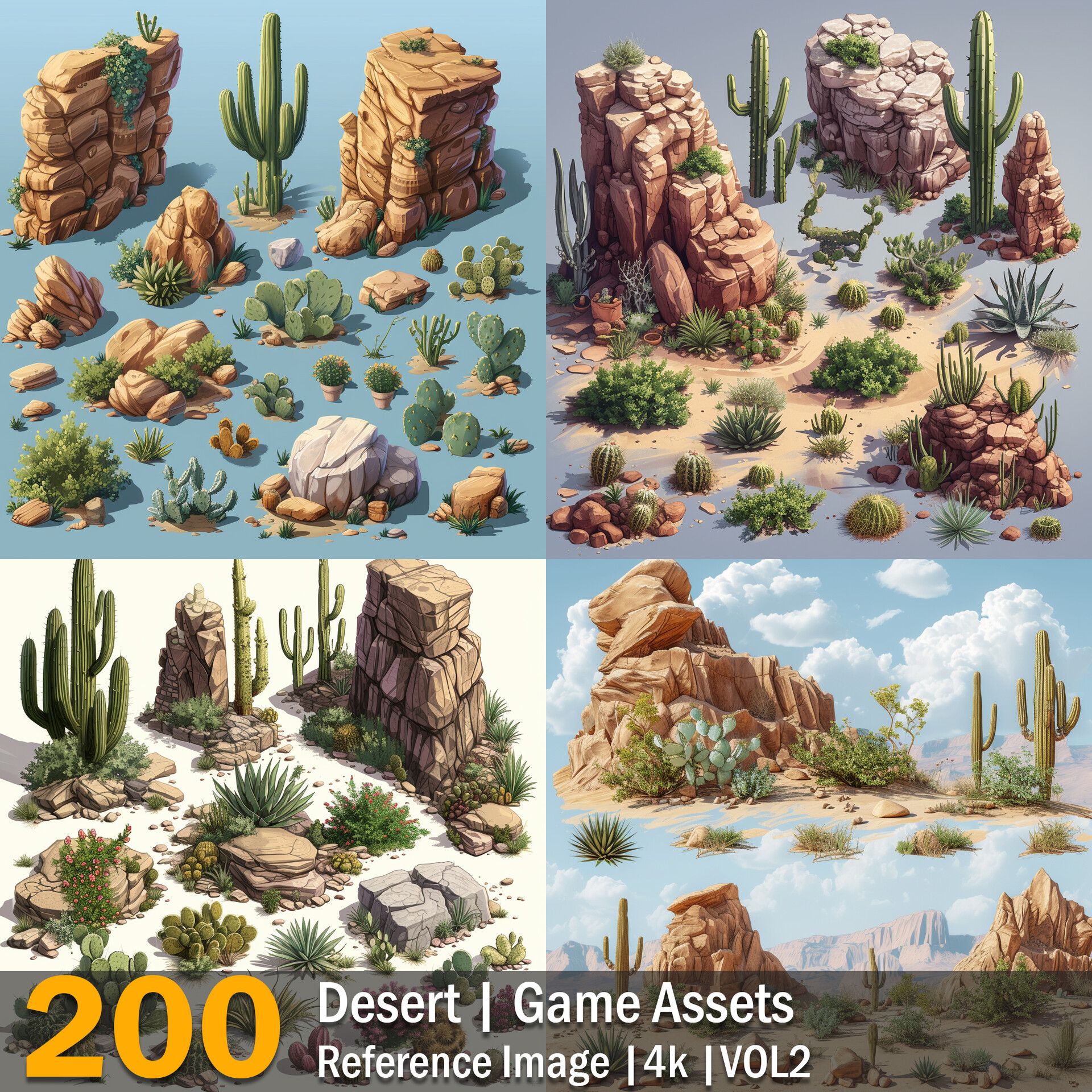 ArtStation - Desert | Game Assets | Reference Images | 4K | VOL2