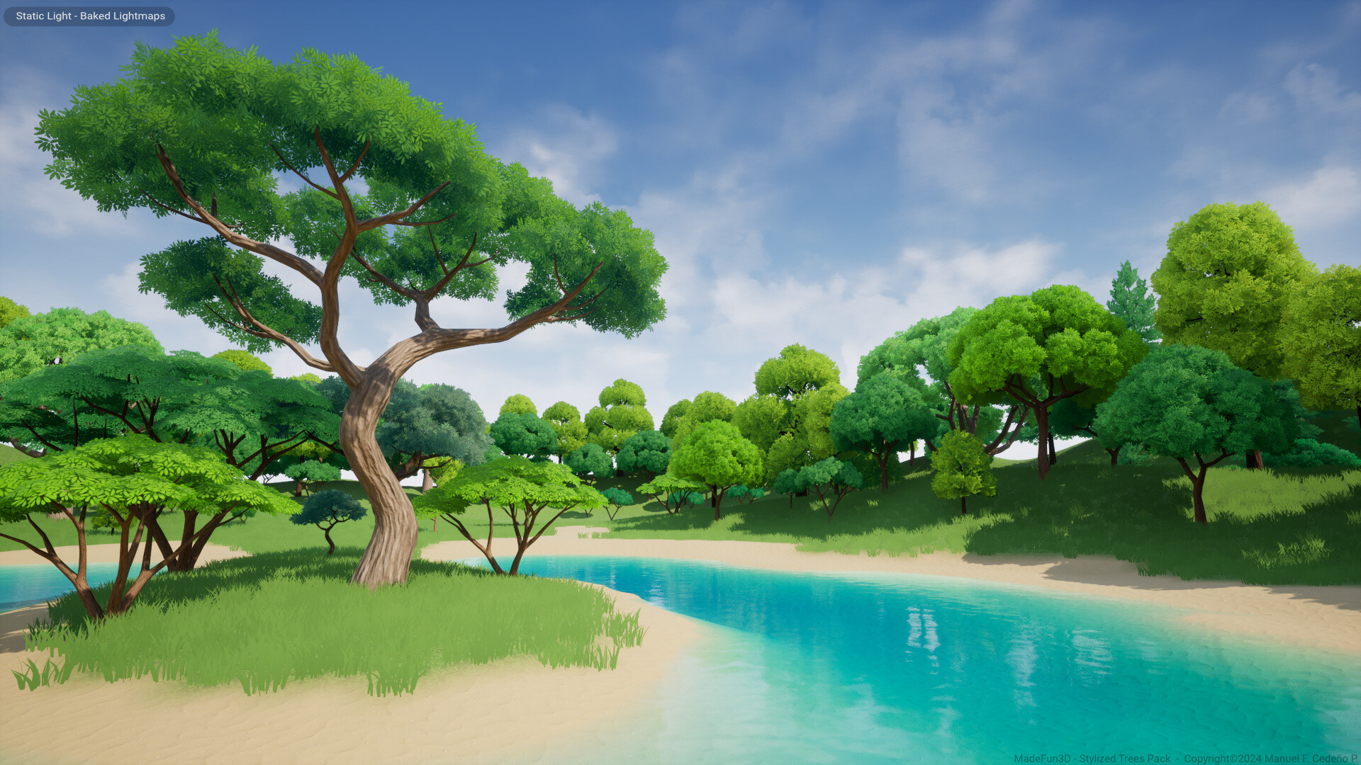 ArtStation - Stylized Trees Asset Pack