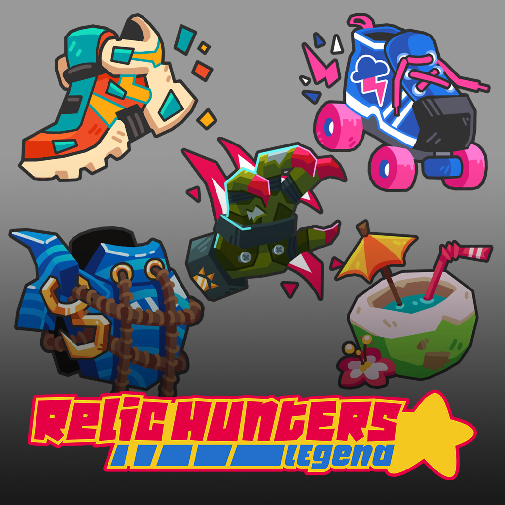 ArtStation - Relic Hunters Legend - Gear Icons