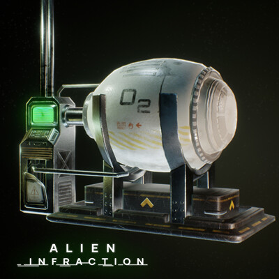ArtStation - Sci-Fi Oxygen Tank