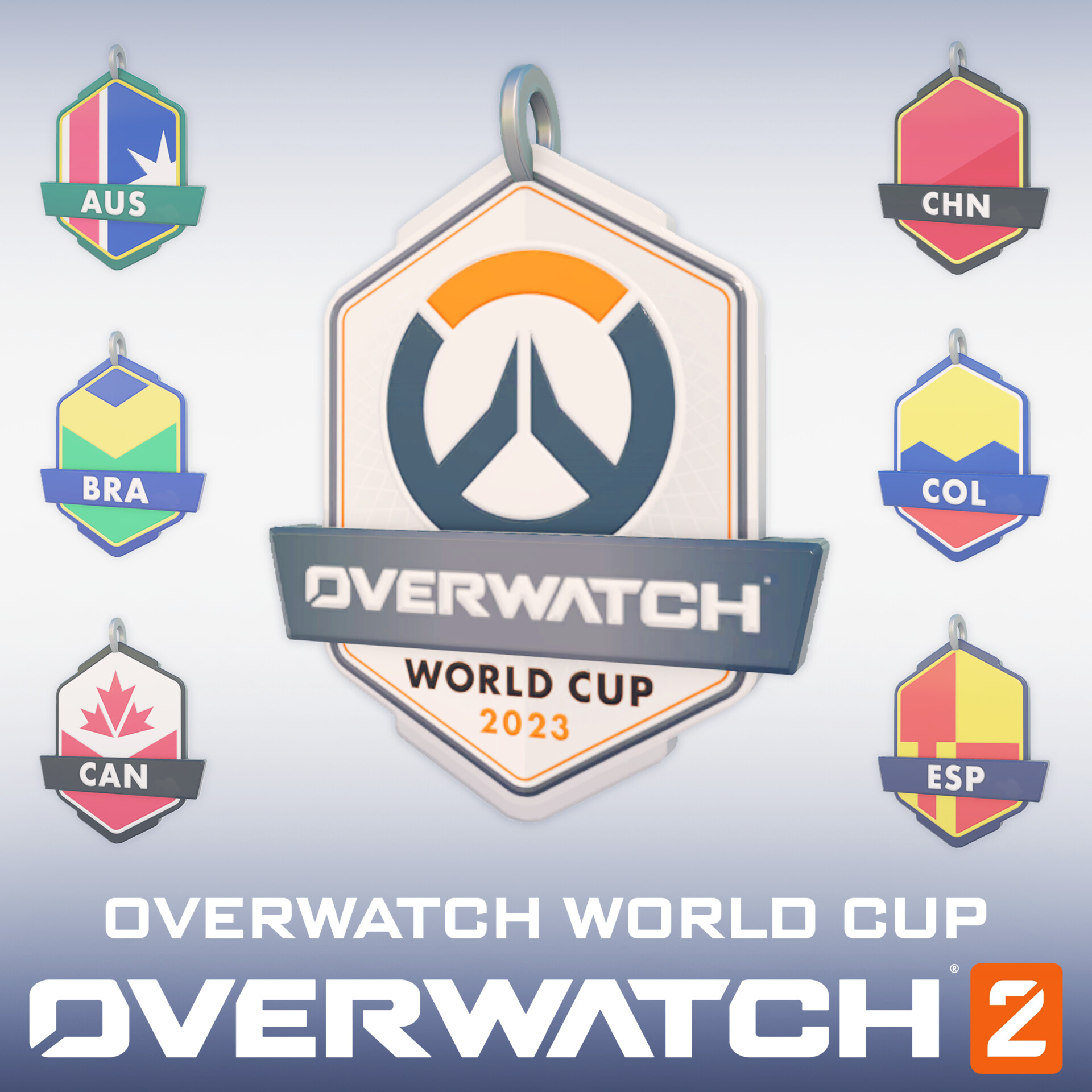 ArtStation - Overwatch 2 - Overwatch World Cup 2023 Charms