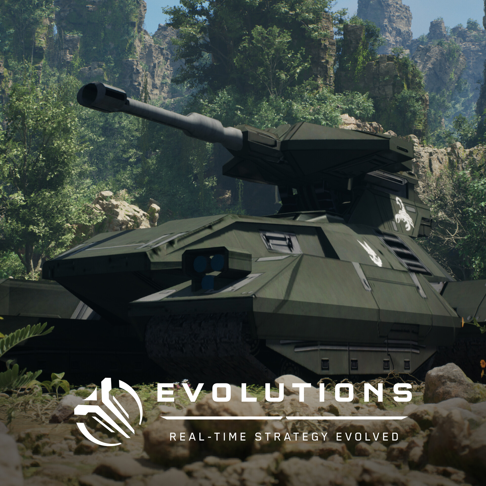 ArtStation - UNSC M808 Scorpion Tank