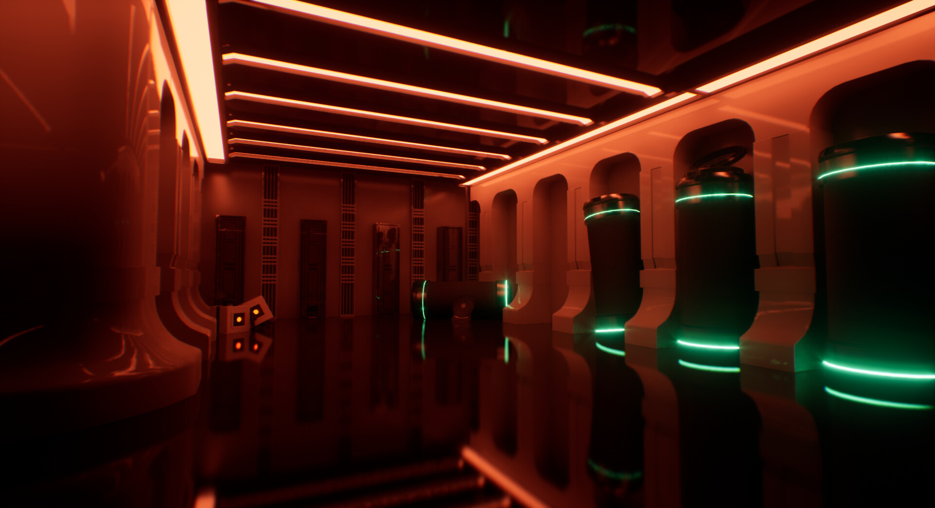 ArtStation - Neon Corridor