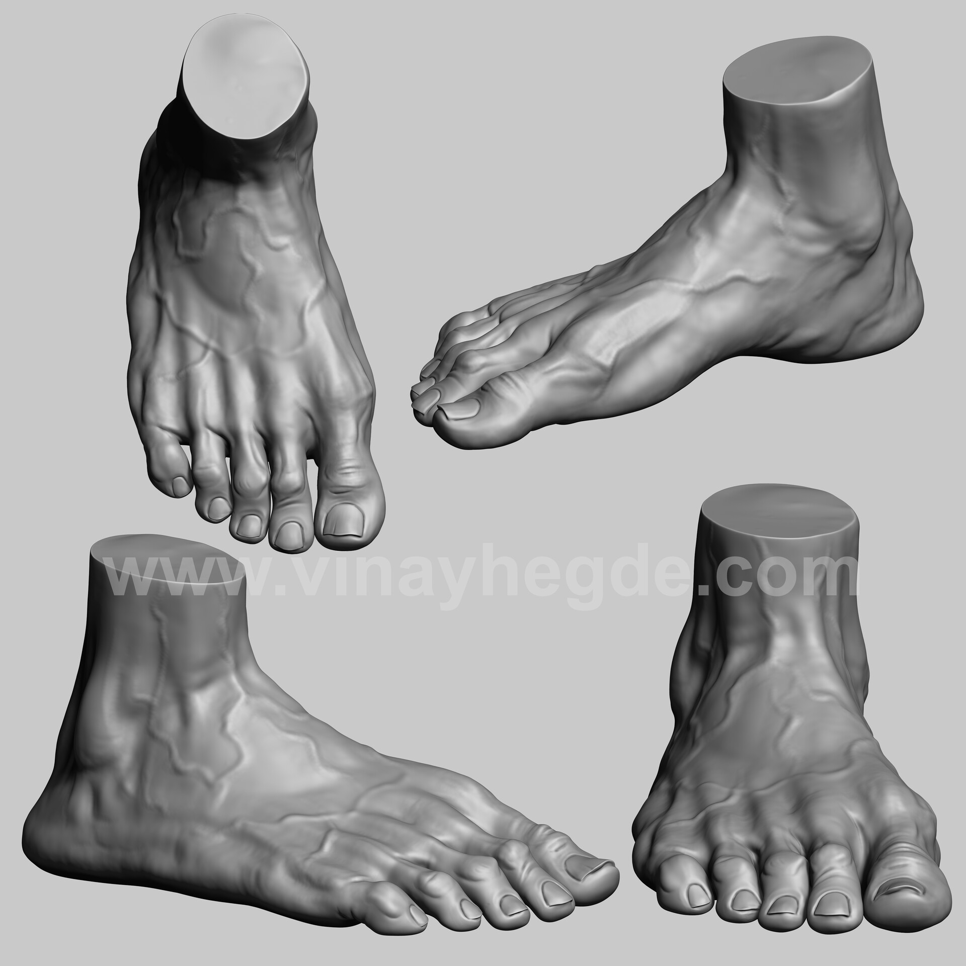 ArtStation - Foot study