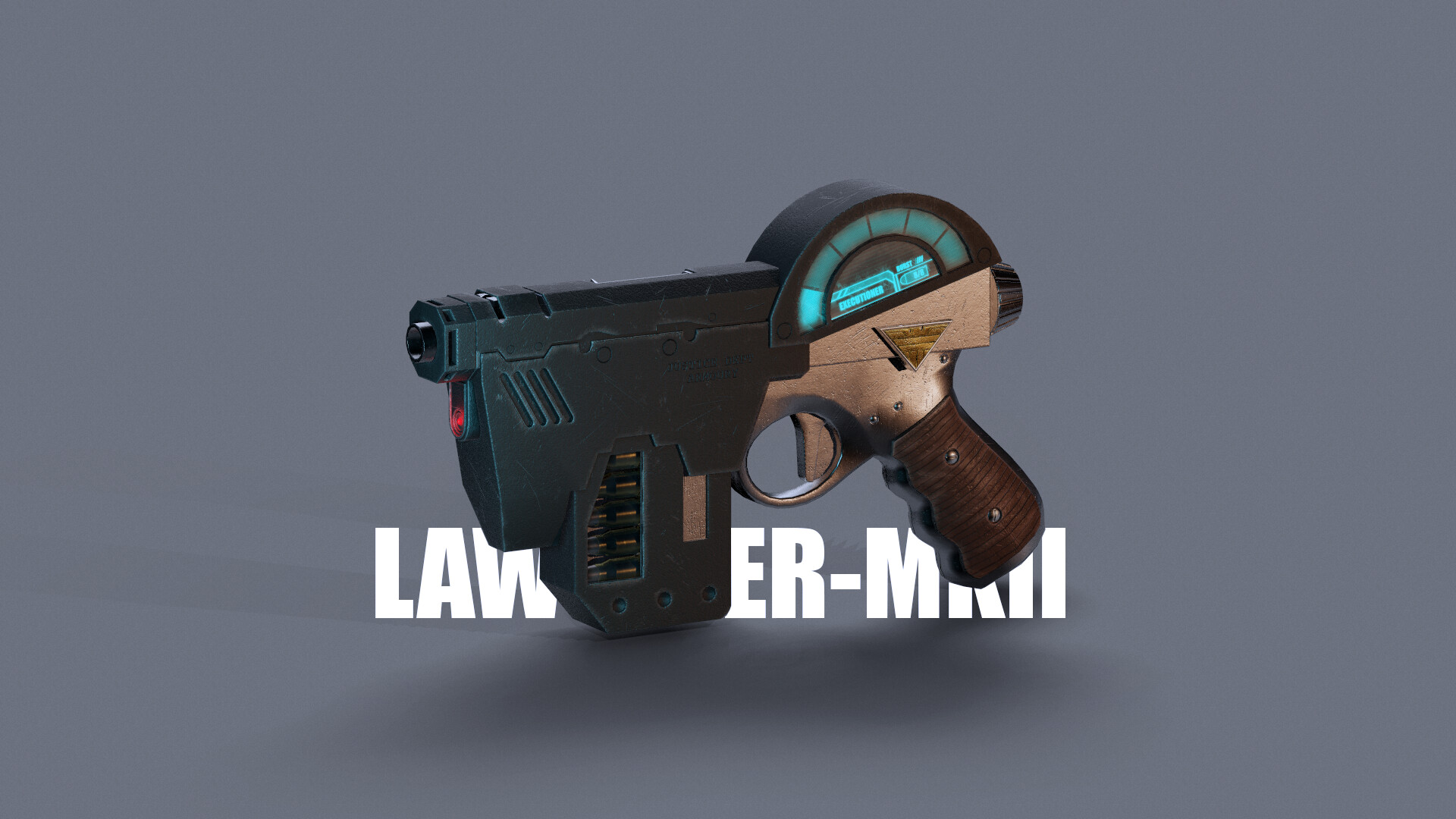 ArtStation - JUDGE DREDD LAWGIVER MKII