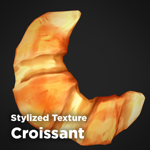 ArtStation - Stylized Croissant
