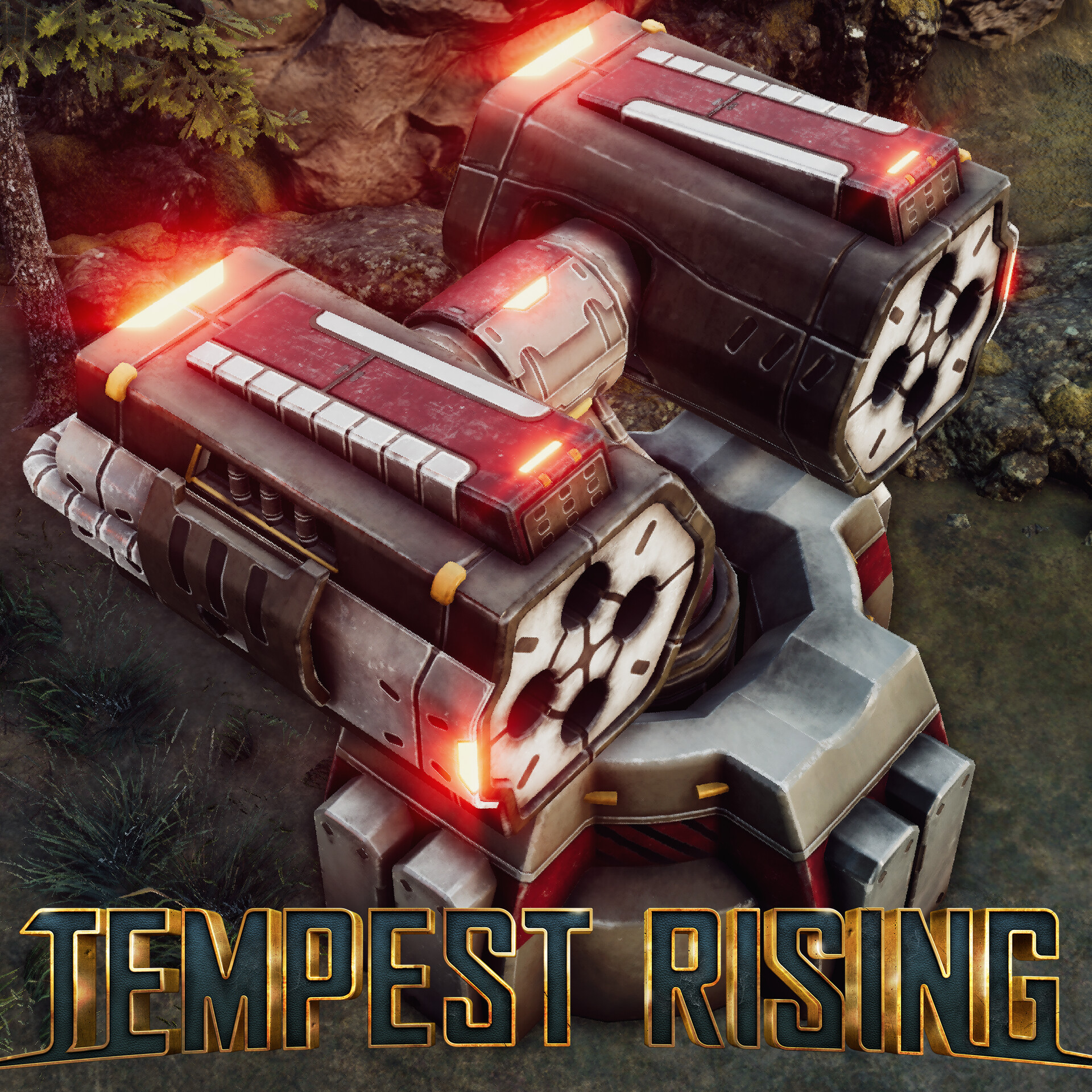 ArtStation - DYN Missile Turret - Tempest Rising - Game Ready