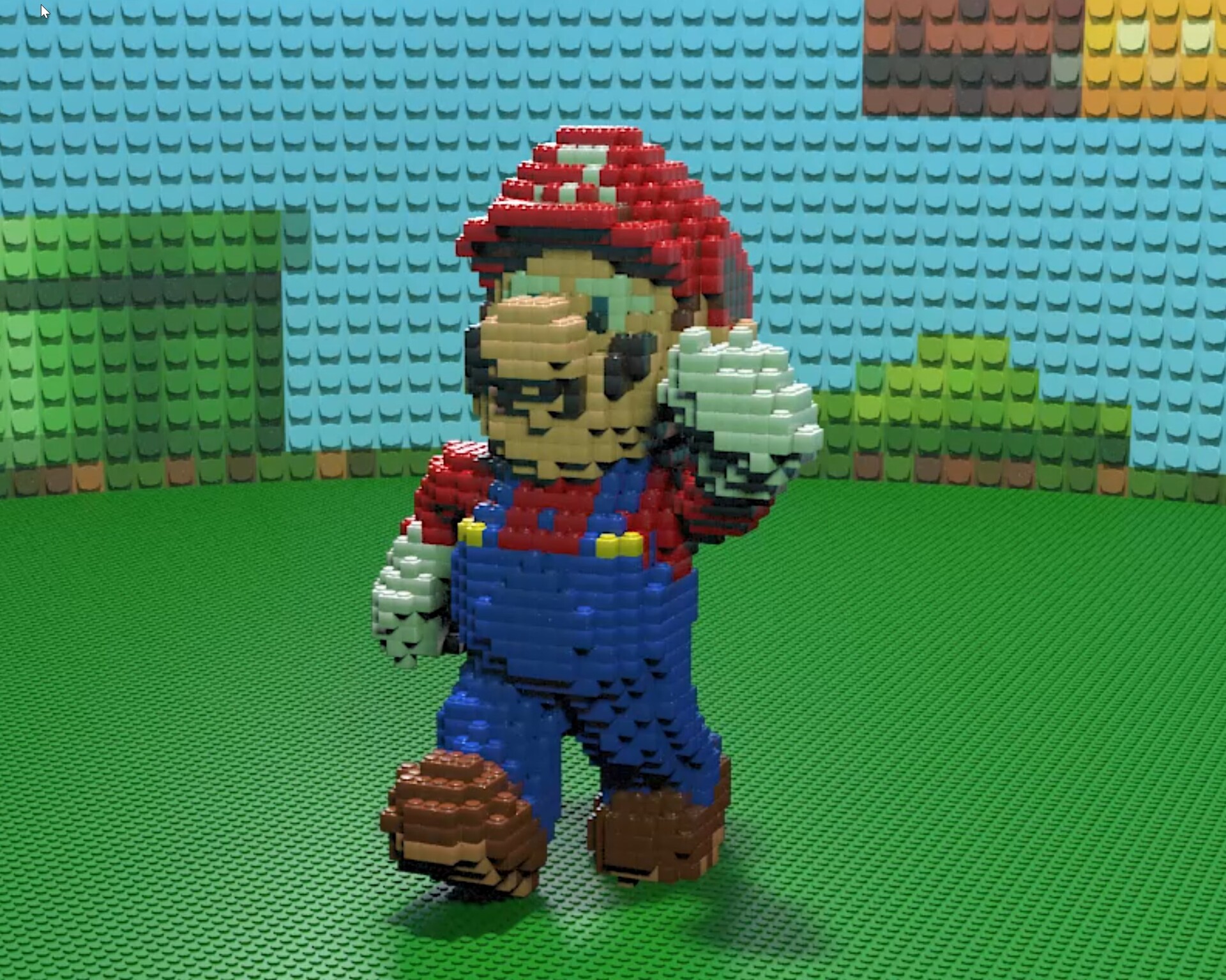 ArtStation - Mario In bricks