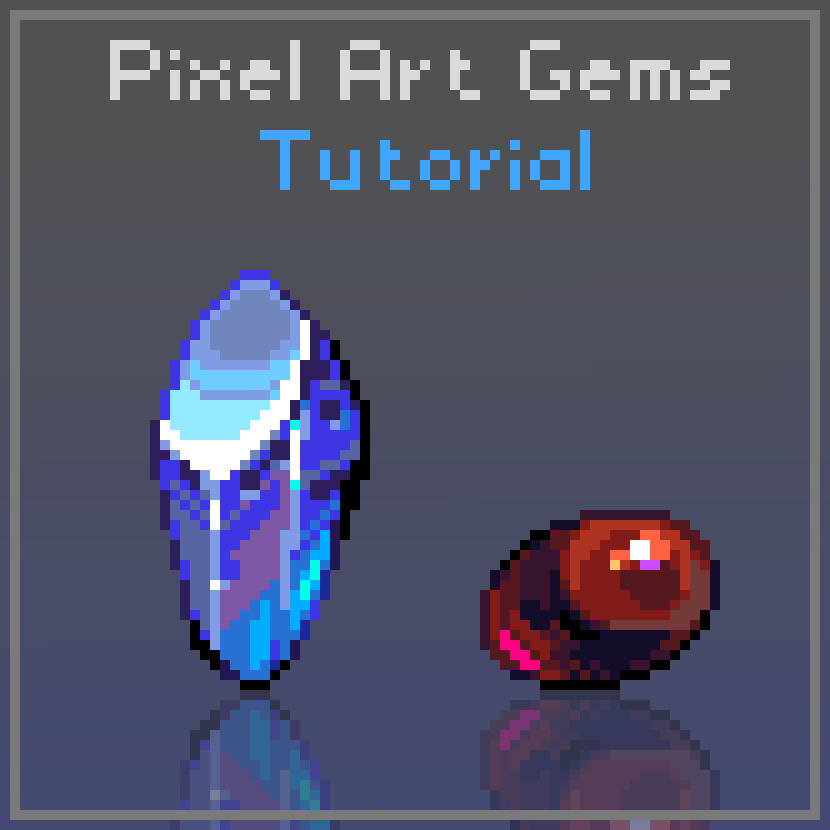 ArtStation - Pixel Art Tutorial - Gemstones
