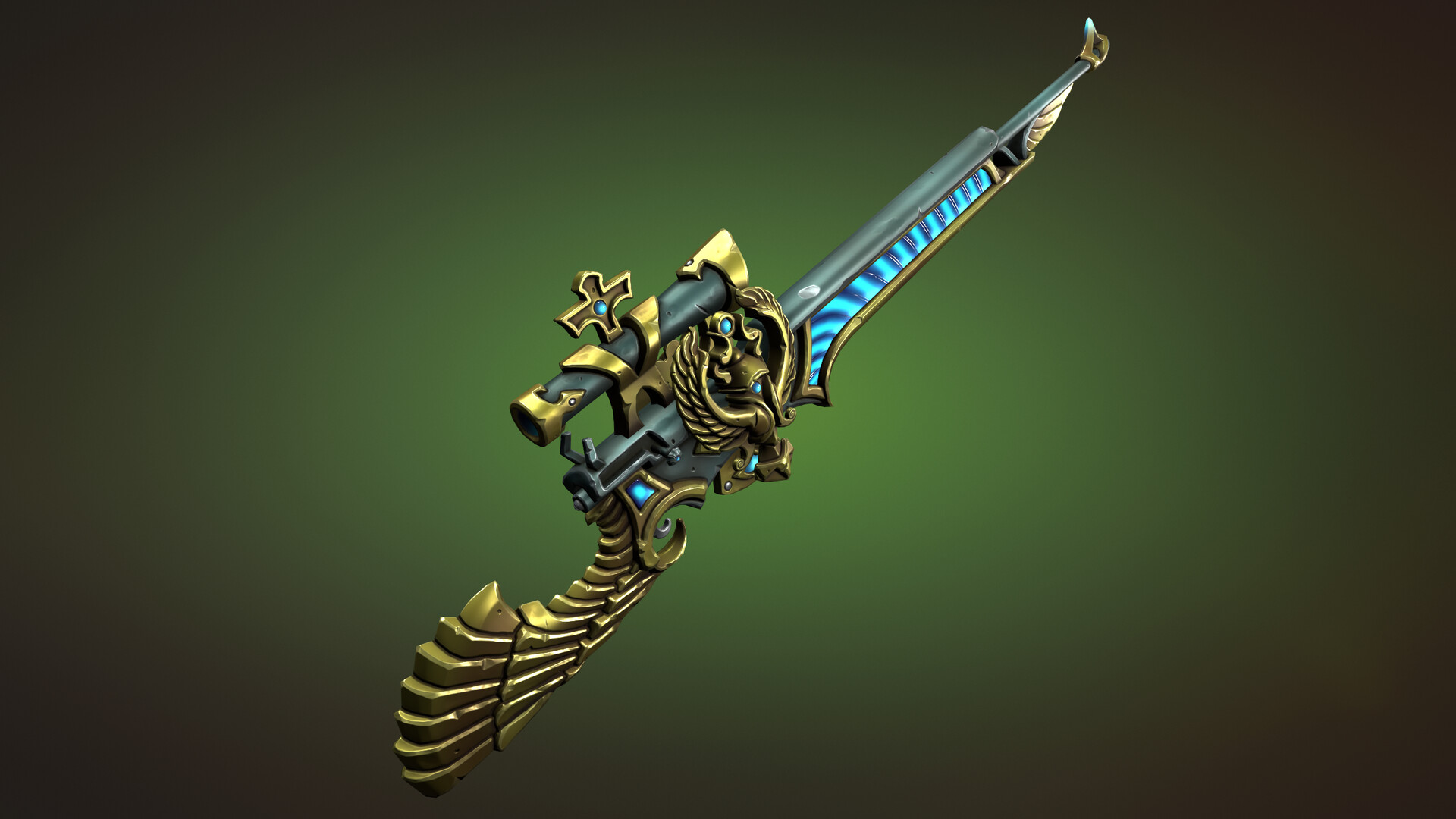 ArtStation - Scarab rifle