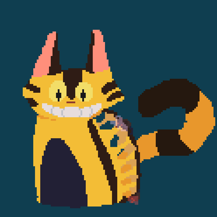 ArtStation - Cat bus happy